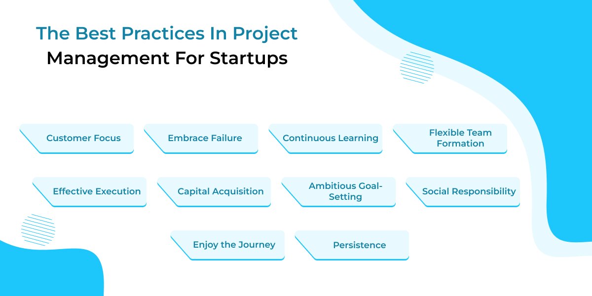 What are the responsibilities of project manager in startup?